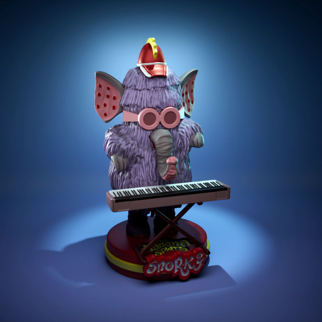 Snorky The Banana Splits 3d Model 3d Printable Cgtrader