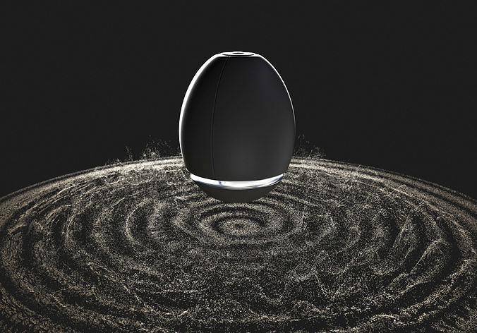 Sound Wave and Sand - Animated 3D model animated | CGTrader