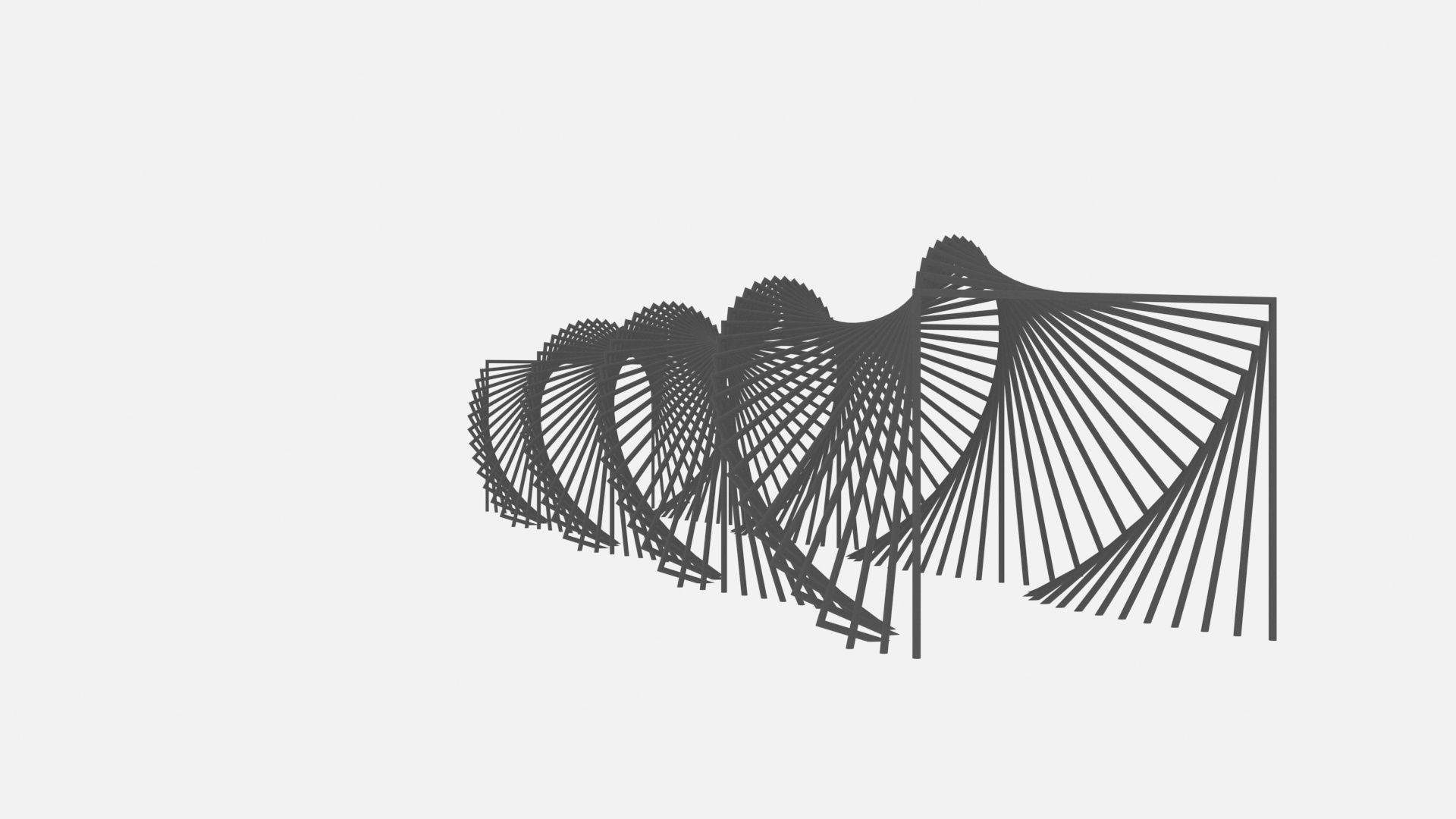 parametric pergola 3D model | CGTrader