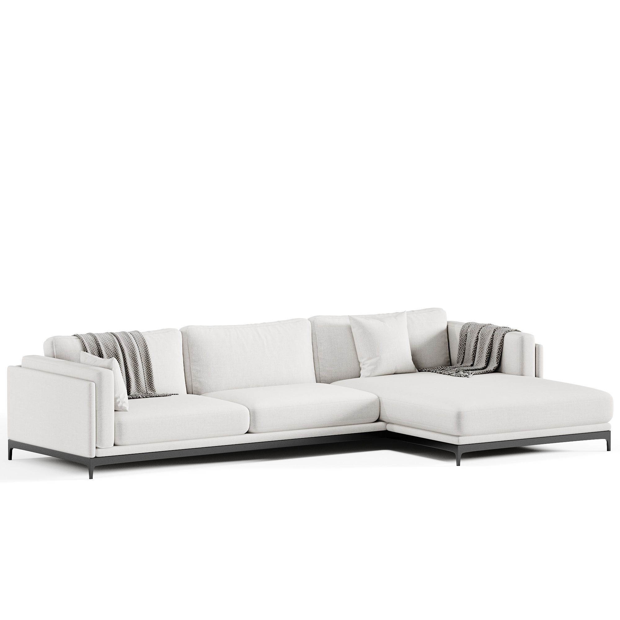 TIME Corner Sofa By Cts Salotti 3D model | CGTrader