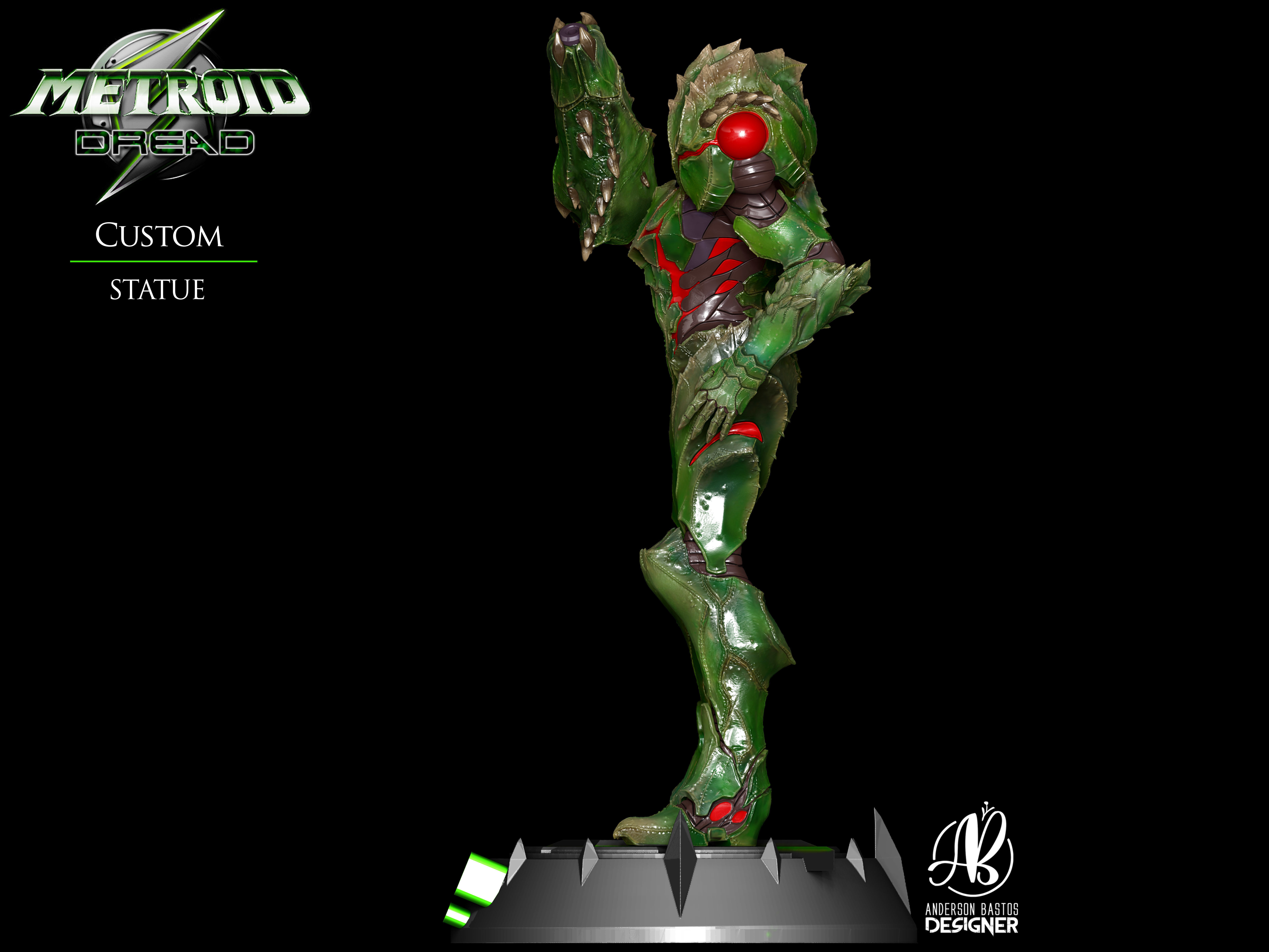 Metroid Suit Samus from Metroid Dread 3D model 3D printable | CGTrader