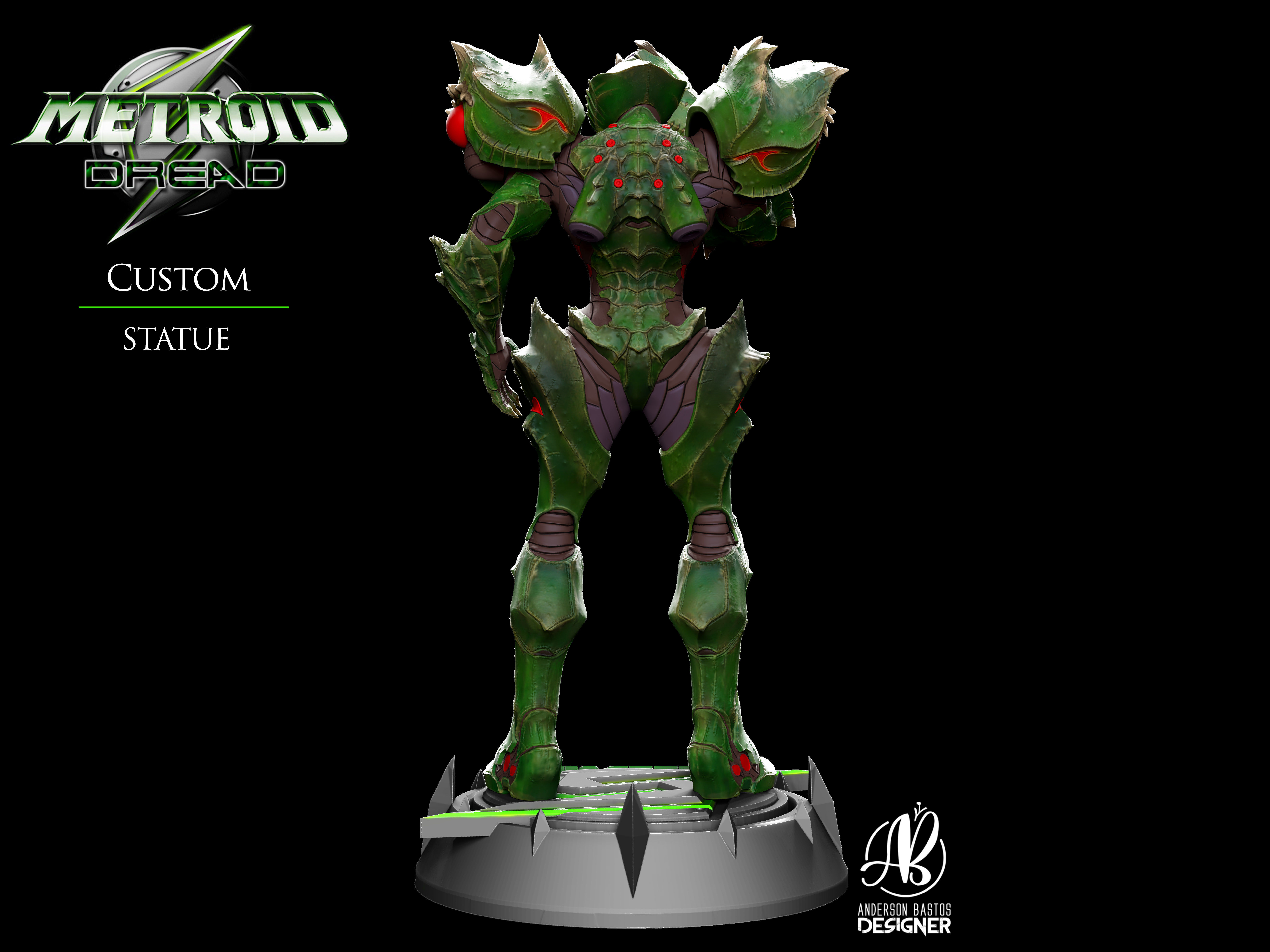 Metroid Suit Samus from Metroid Dread 3D model 3D printable | CGTrader