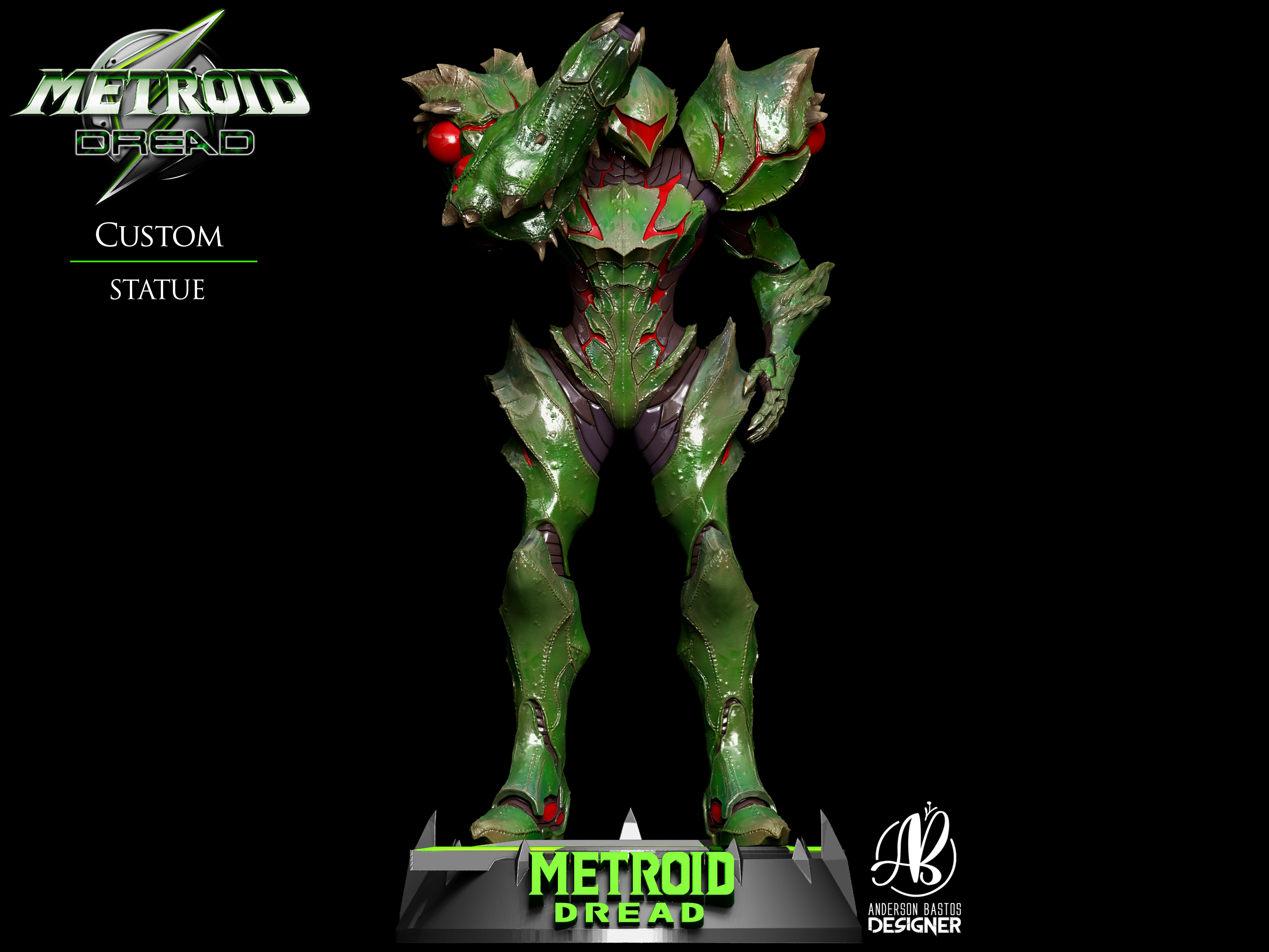 Metroid Suit Samus from Metroid Dread 3D model 3D printable | CGTrader