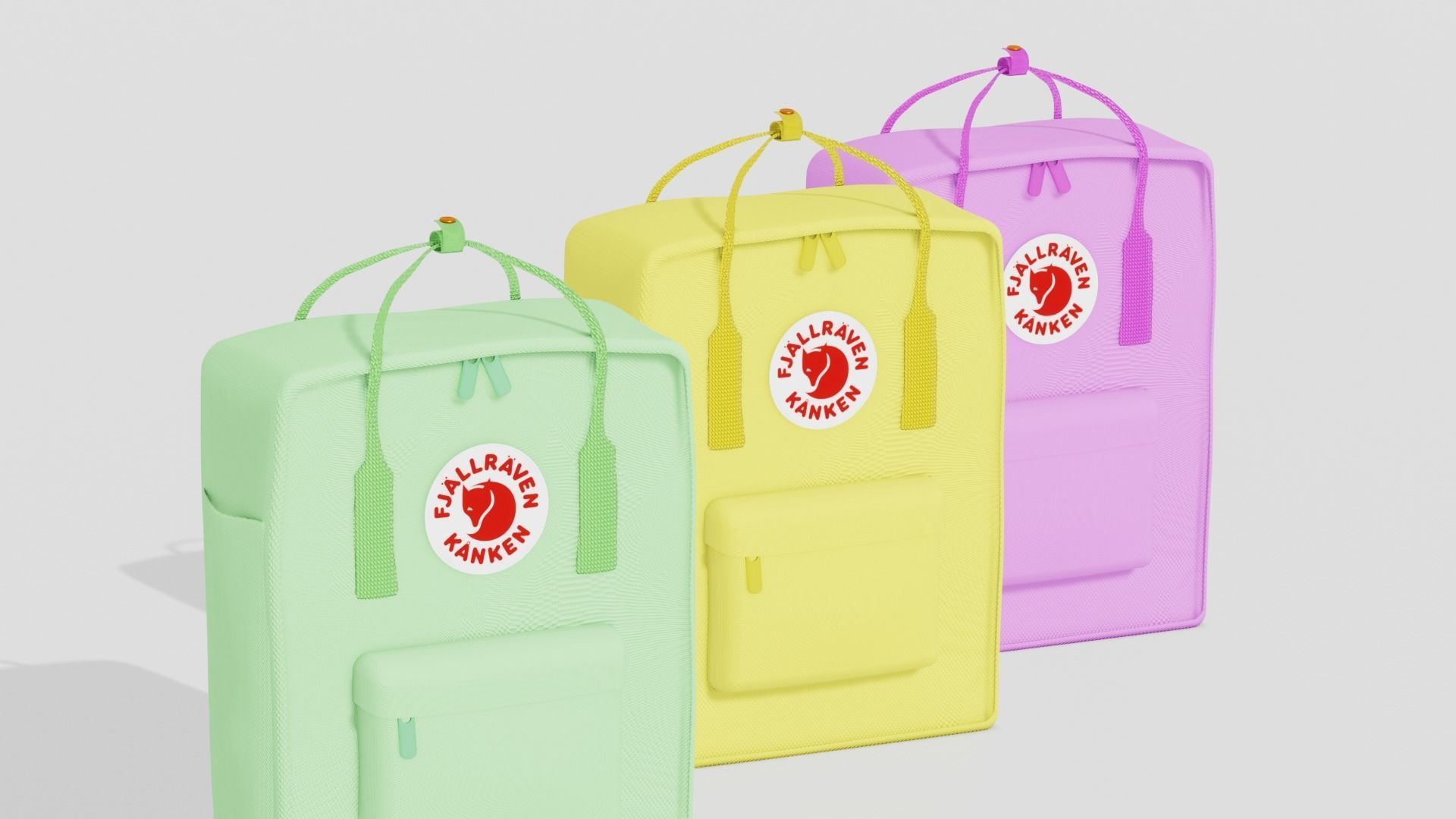 Fjallraven Kanken Backpack 3D Model 3D model | CGTrader