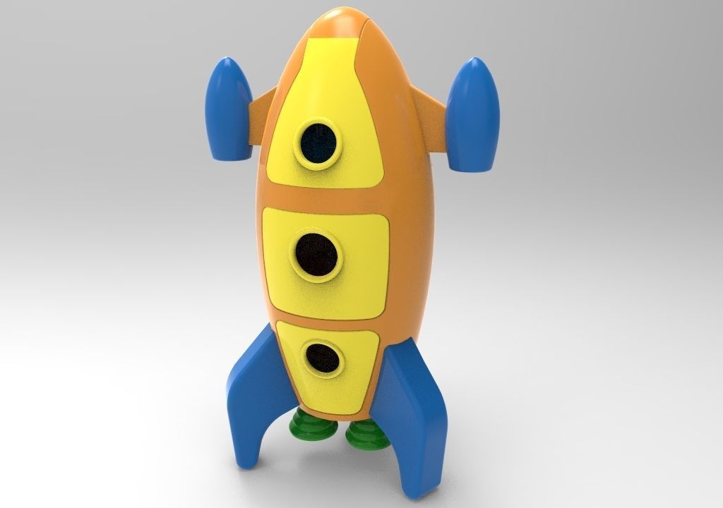 Rocket Ship 3D model | CGTrader
