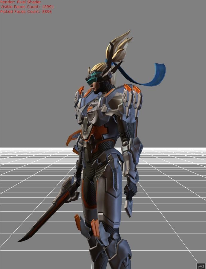 3D model Saber Silver Edge VR / AR / low-poly | CGTrader