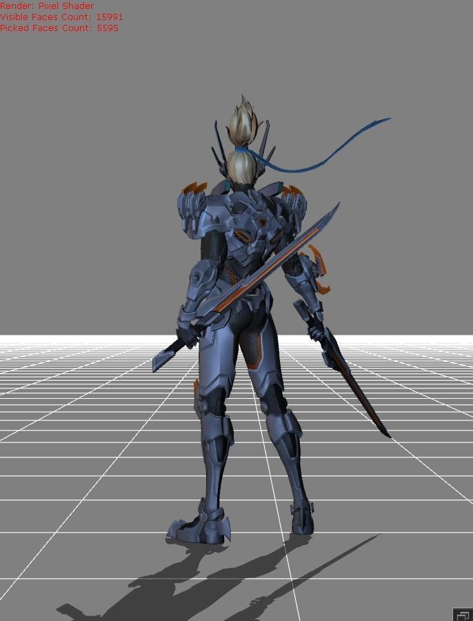 3D model Saber Silver Edge VR / AR / low-poly | CGTrader