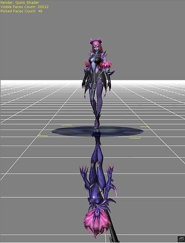 3D model Selena Abyssal Witch VR / AR / low-poly | CGTrader