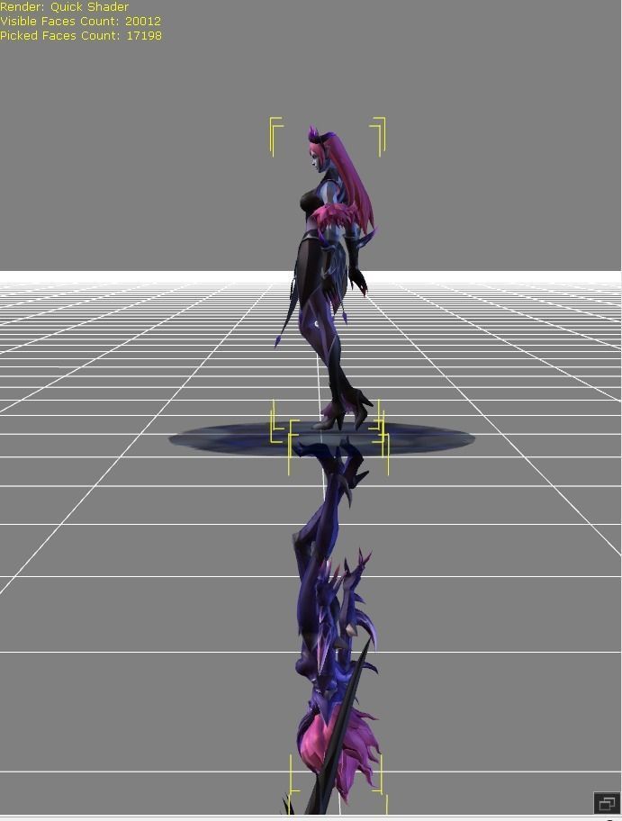 3D model Selena Abyssal Witch VR / AR / low-poly | CGTrader