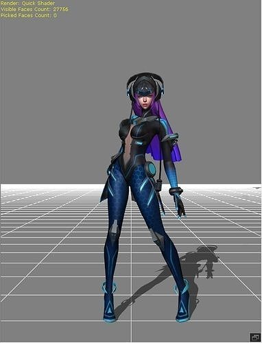 3D model Selena Virus Skin VR / AR / low-poly | CGTrader