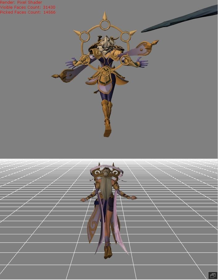3D model Selena Thunder Flash Skin VR / AR / low-poly | CGTrader