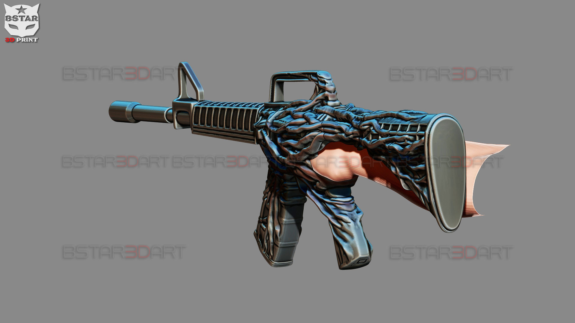 Aki Devil Gun Blade Arm Gun - Chainsawman Cosplay 3D model 3D printable ...