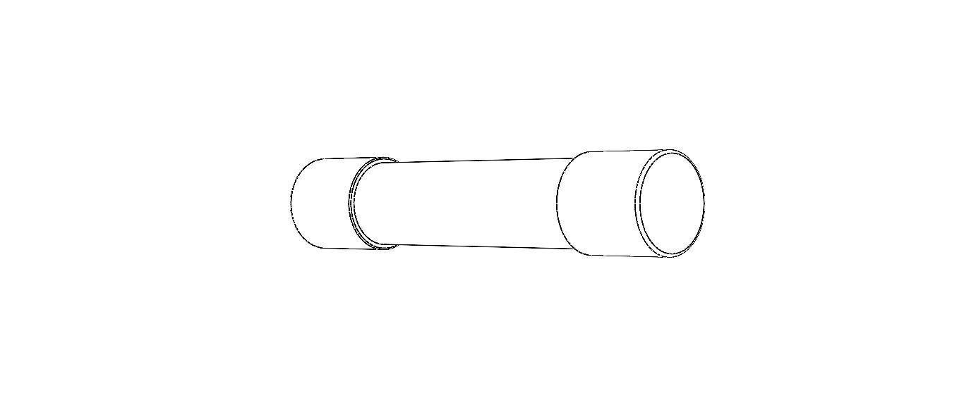 Time Lag Glass Tube Fuse 15A 3D model rigged | CGTrader