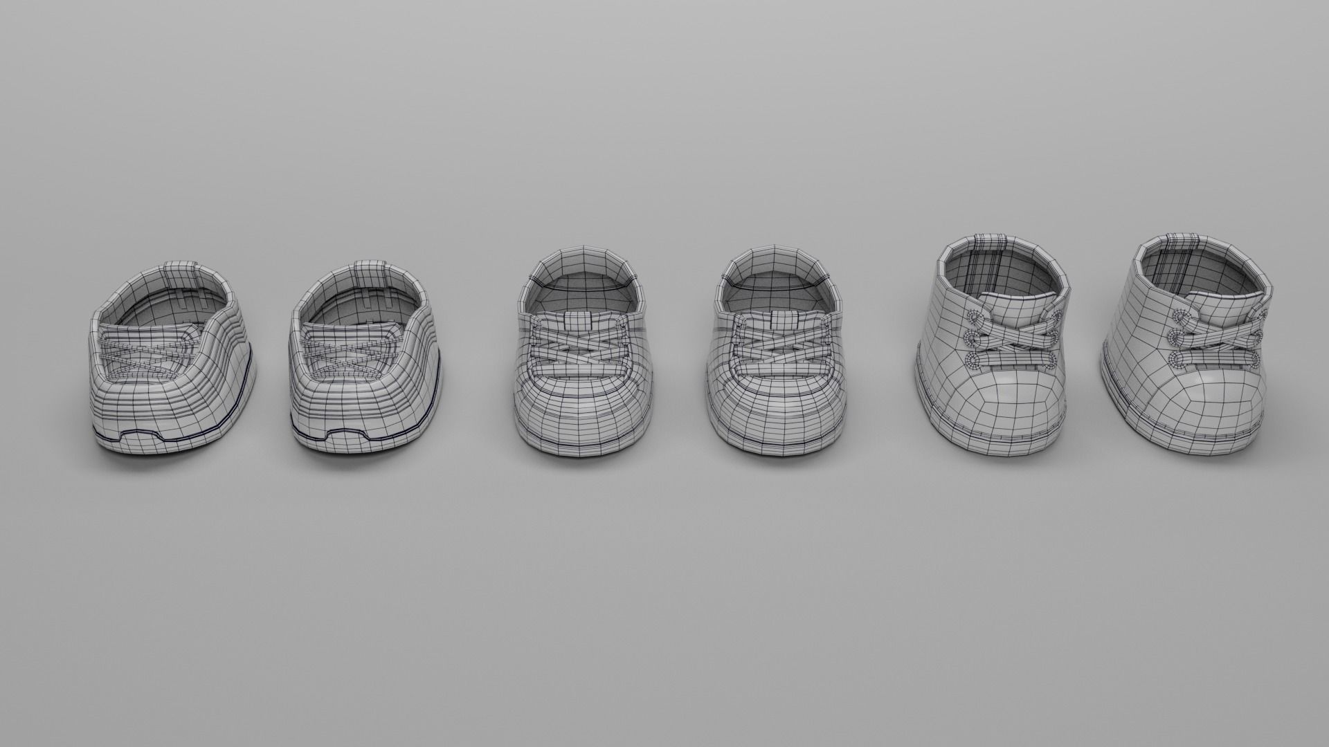 Cartoon shoes 3D model 3D model | CGTrader