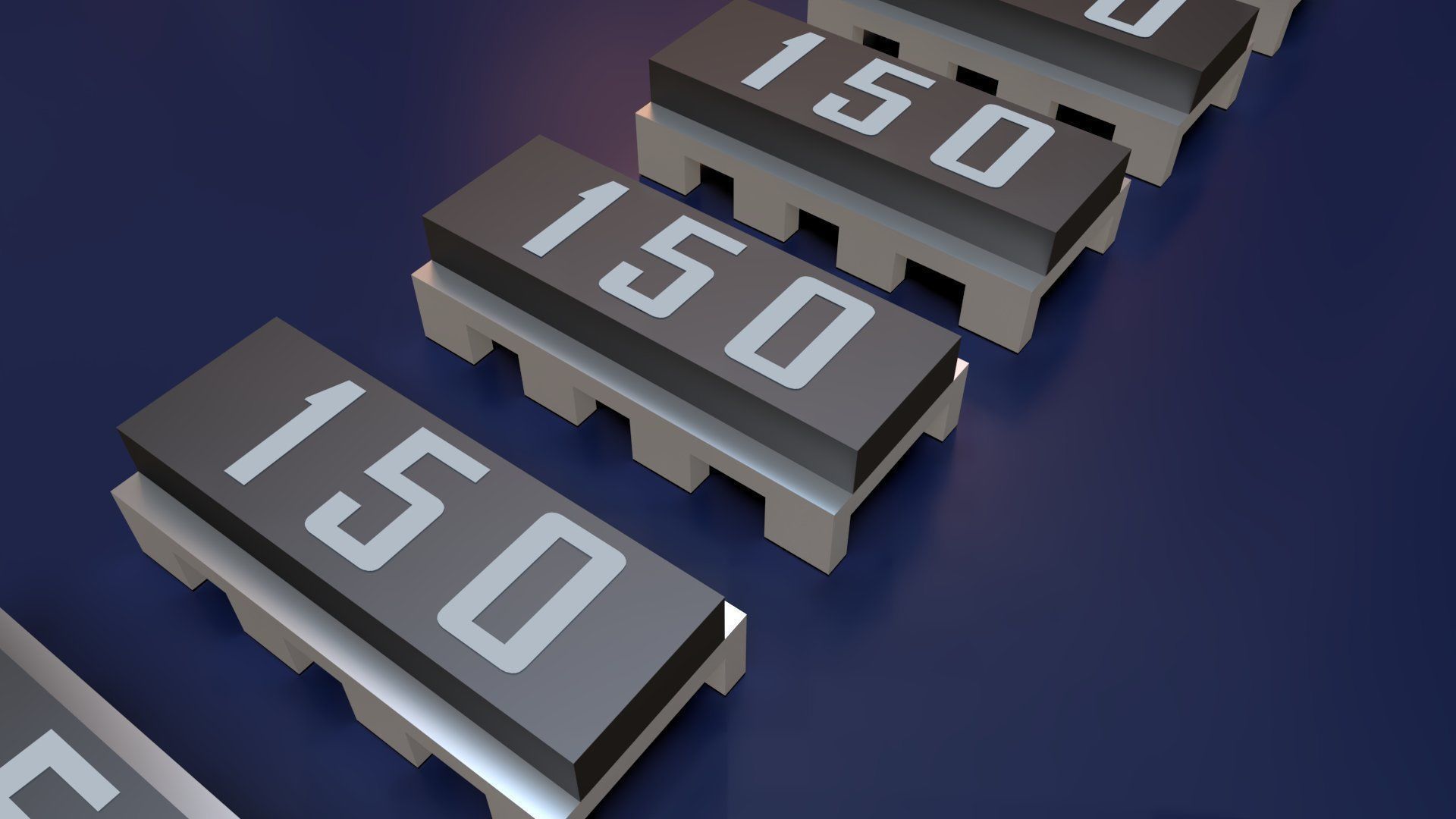 3D model 8 Pin Transistor Computer Chip VR / AR / low-poly | CGTrader