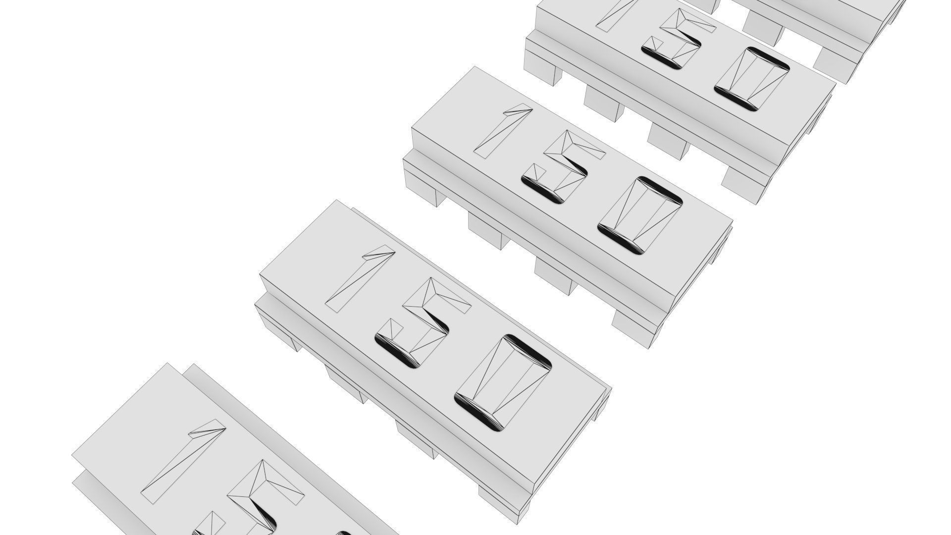 3D model 8 Pin Transistor Computer Chip VR / AR / low-poly | CGTrader