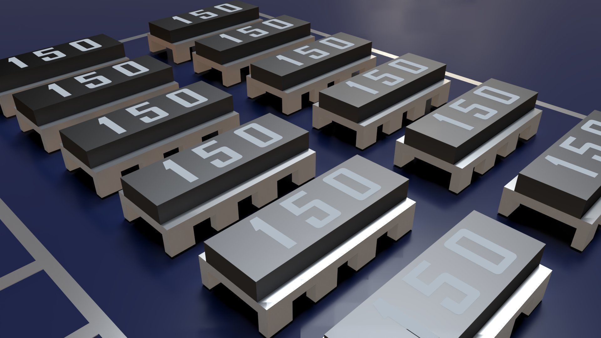 3D model Circuit Board Chip Module VR / AR / low-poly | CGTrader