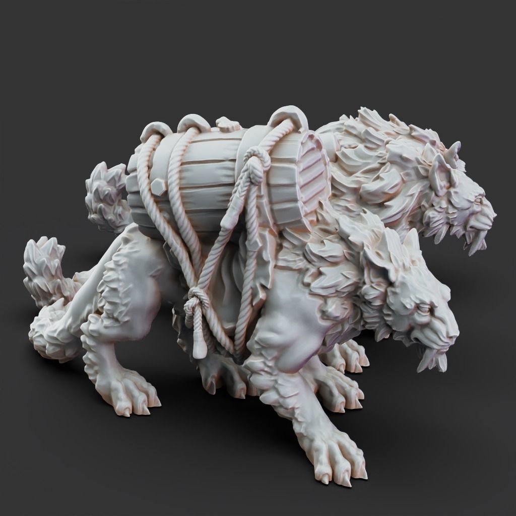Trader and Cats - 3D Printable TTRPG - PRESUPPORTED - 32mm 3D model 3D ...