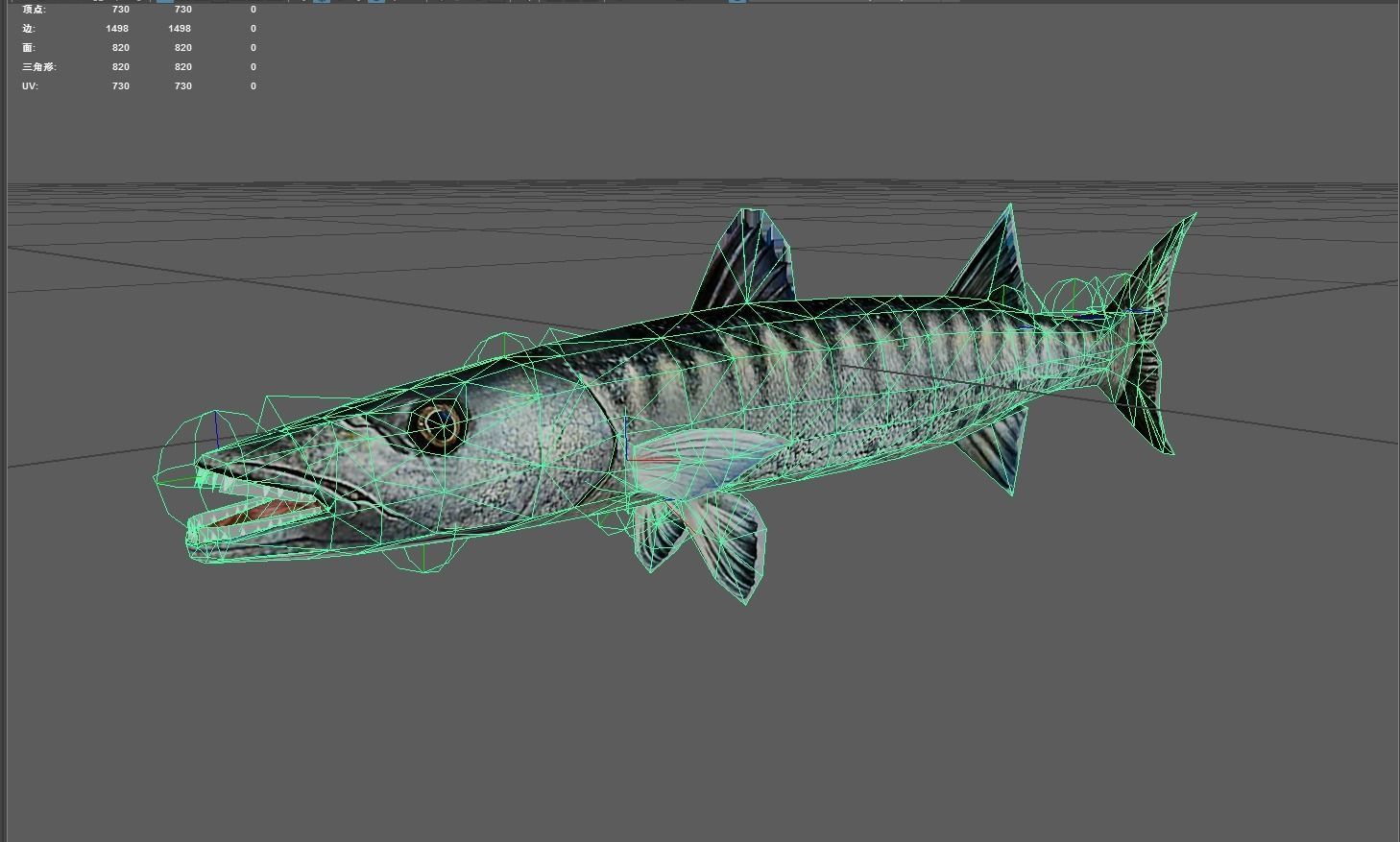 Barracuda 3D model rigged | CGTrader
