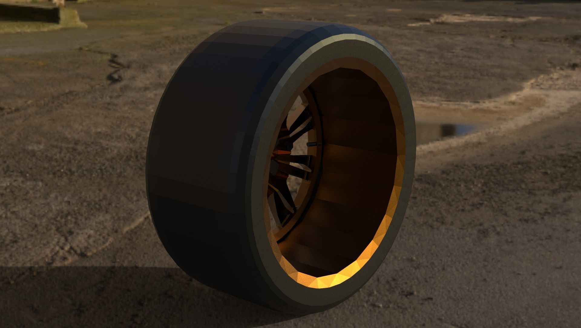BUGGATI TYRE free VR / AR / low-poly 3D model | CGTrader