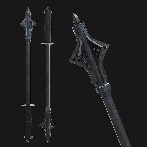 3D model Medieval mace VR / AR / low-poly | CGTrader