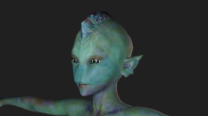 Realistic Monster Character 3D model animated rigged | CGTrader