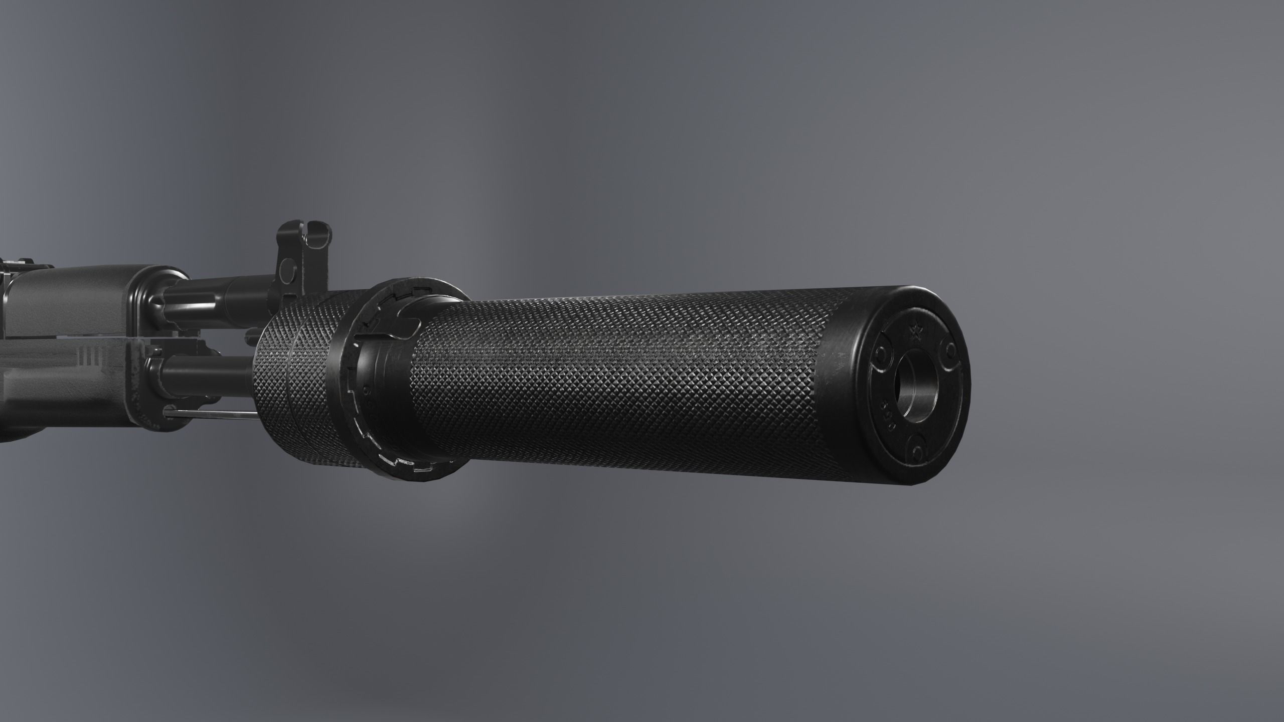 3D model PBS-1 Russian Silencer VR / AR / low-poly | CGTrader