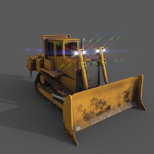 Bulldozer 3D model | CGTrader