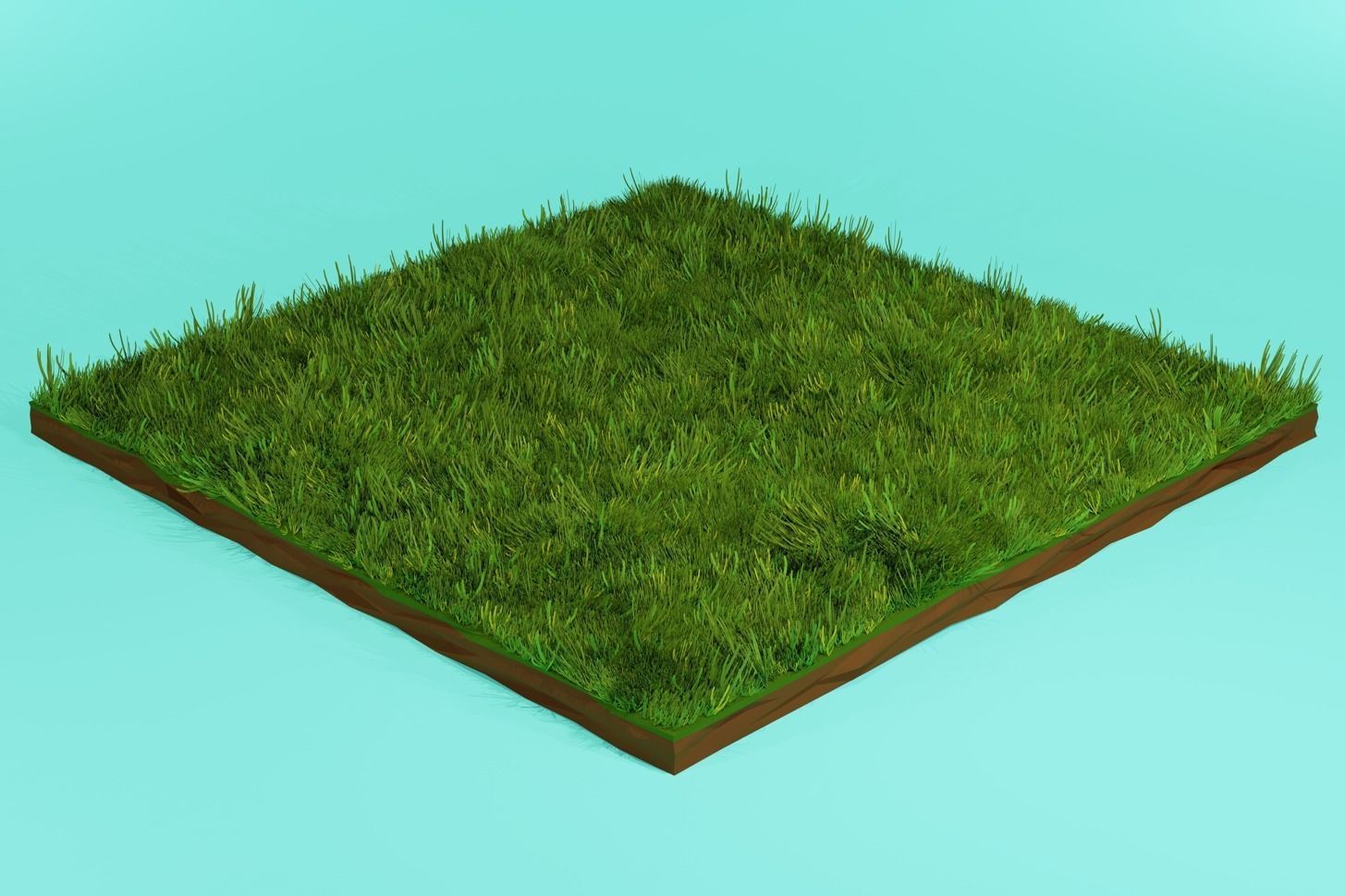 3D model Grass Low Poly VR / AR / low-poly | CGTrader