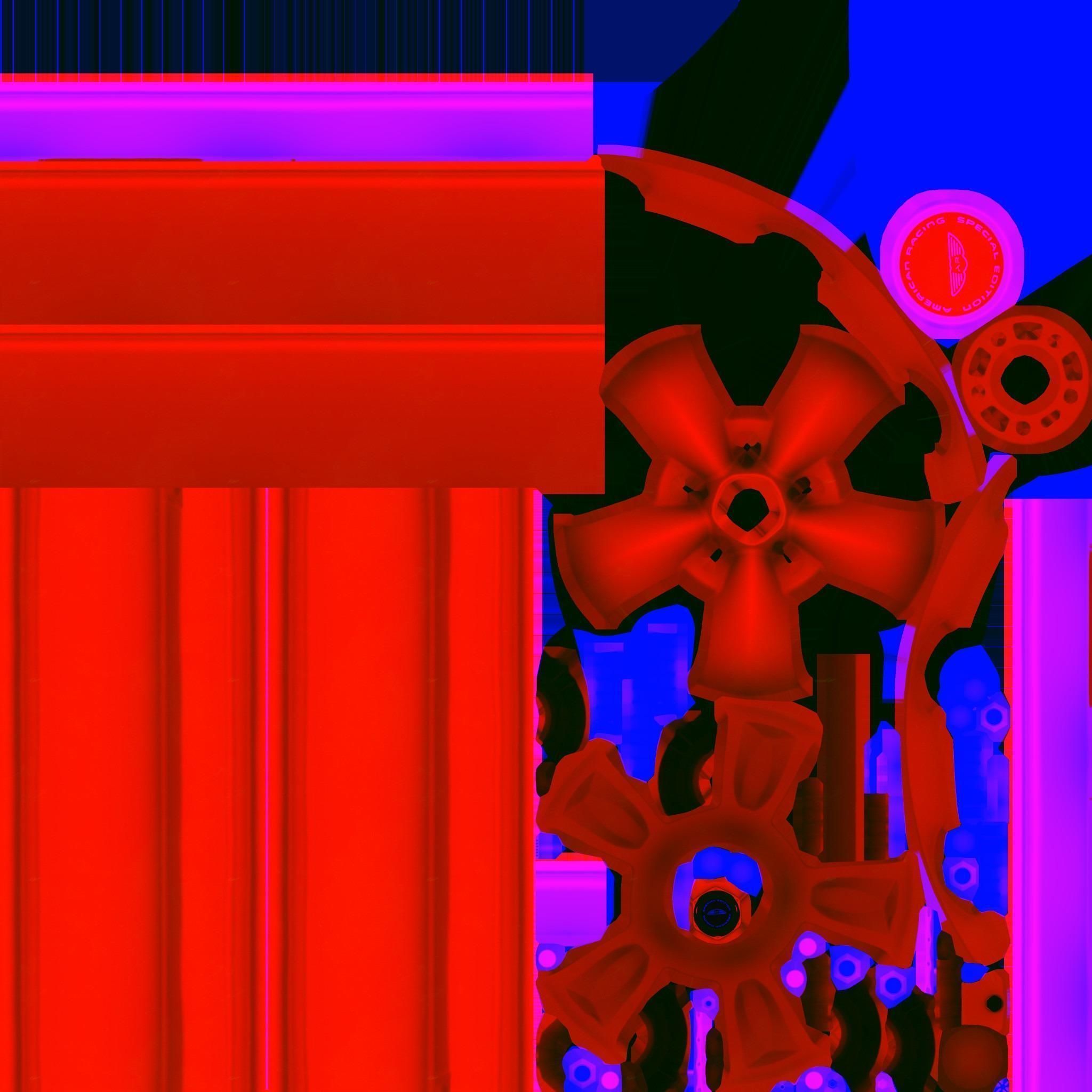 American Racing Torq Thrust M Wheel 17 inch 3D model | CGTrader