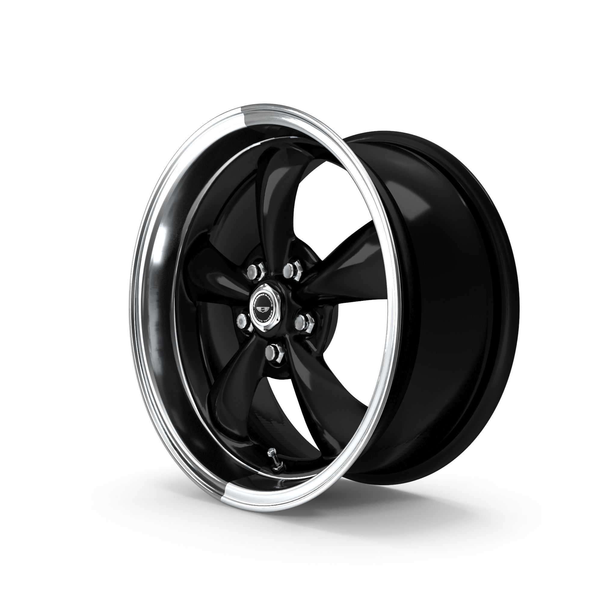 American Racing Torq Thrust M Wheel 17 inch 3D model | CGTrader