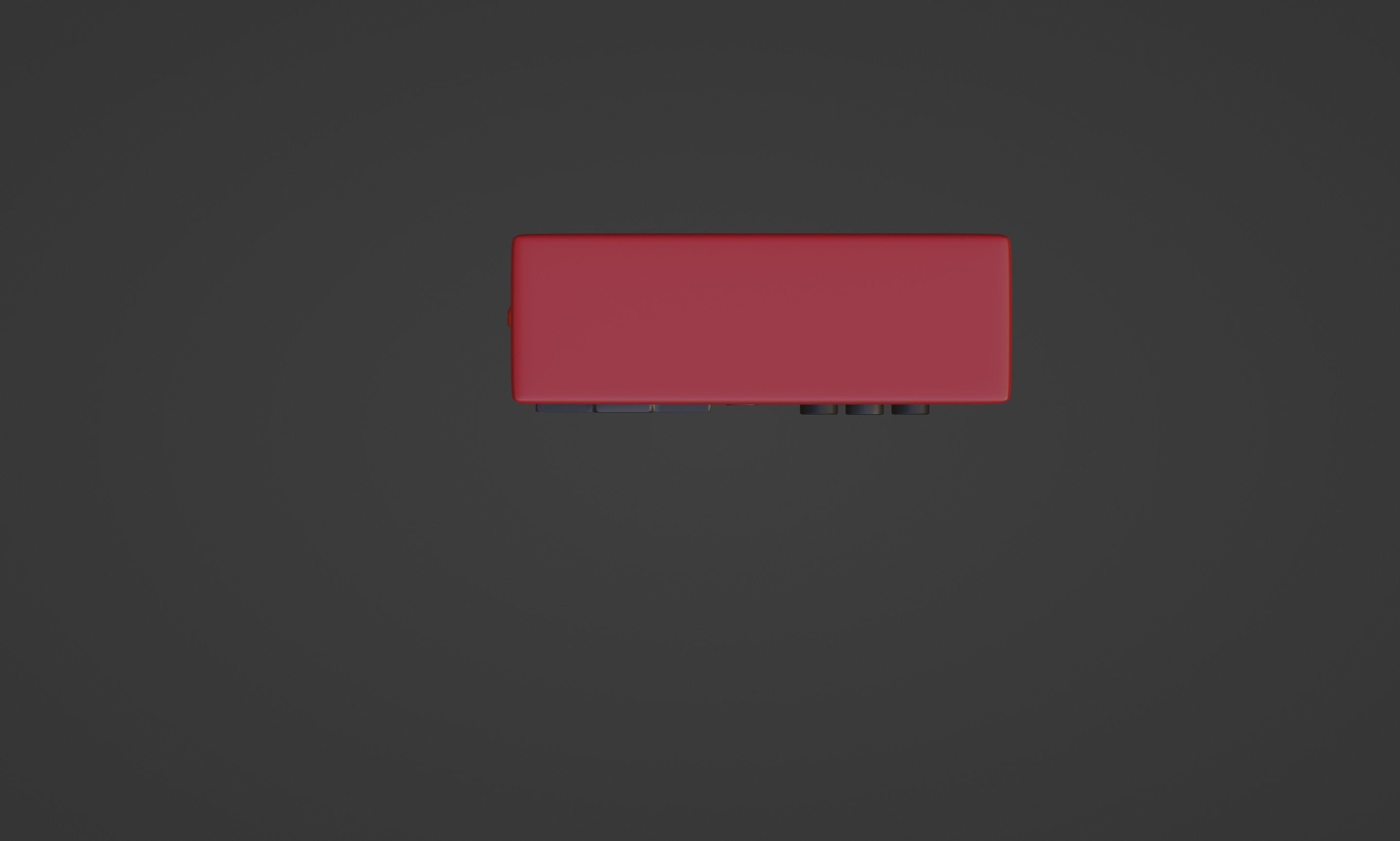 Red game console 3D model | CGTrader