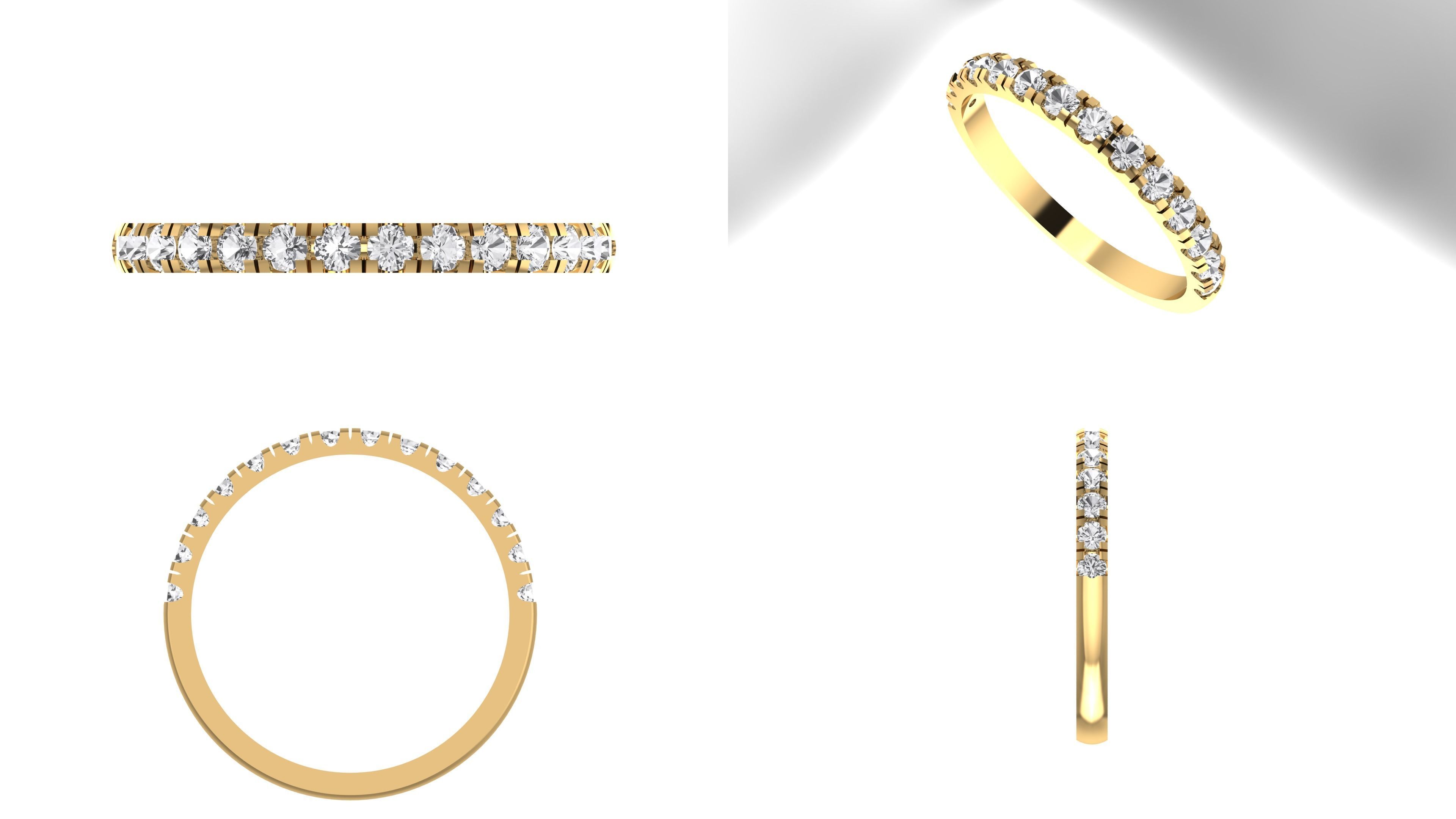 Finger Rings collection printable 3D model 3D printable | CGTrader