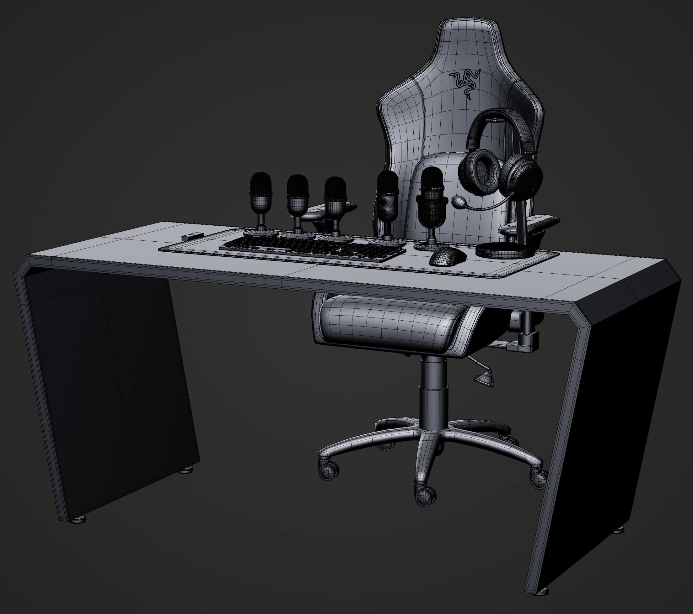 Computer accessories - Razer collection 3D model | CGTrader