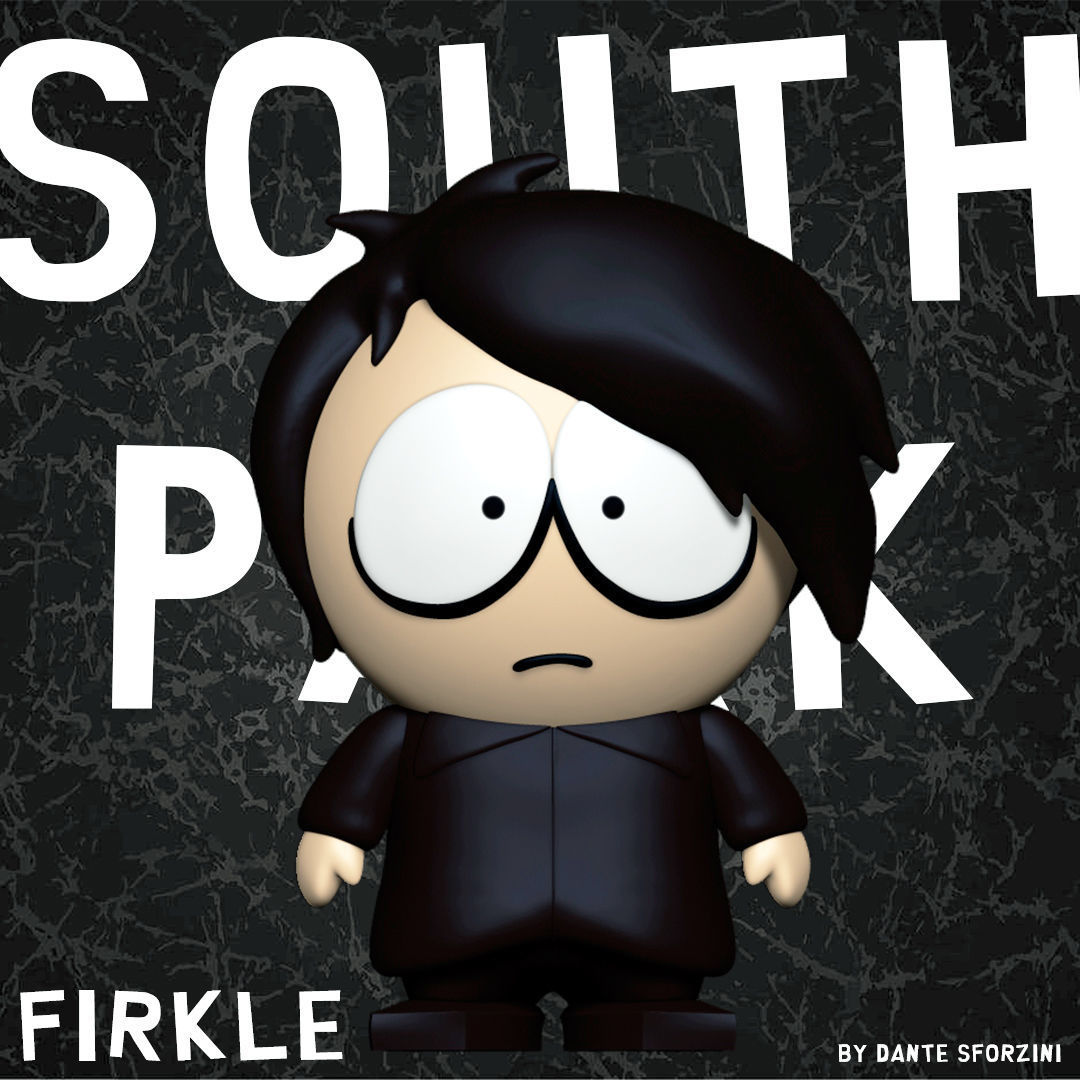 GOTH KIDS - SOUTH PARK 3D PRINT FIGURINES 3D model 3D printable | CGTrader