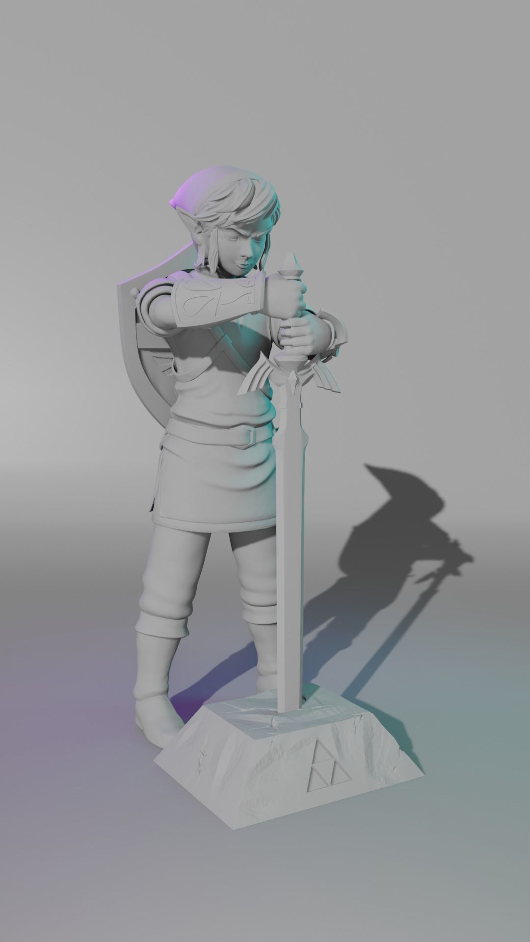 Legend of zelda Link base sword 3D model 3D printable | CGTrader