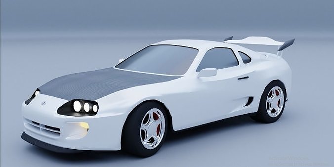 3D model toyota supra VR / AR / low-poly | CGTrader