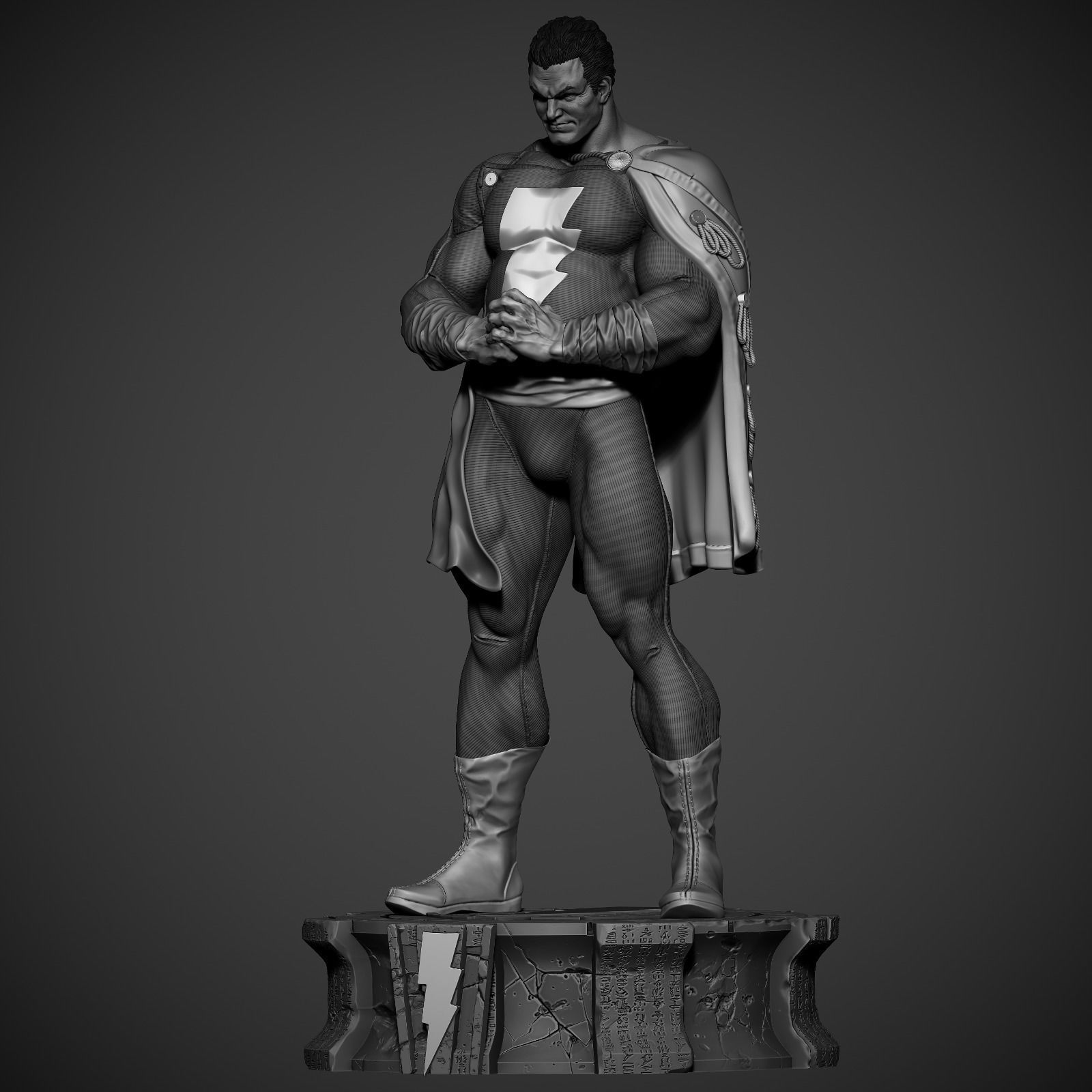 SHAZAM 3D Print 3D model 3D printable | CGTrader