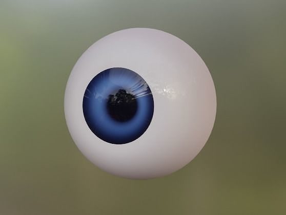 3D model Stylized Eye Model and Gradient Customization VR / AR / low ...