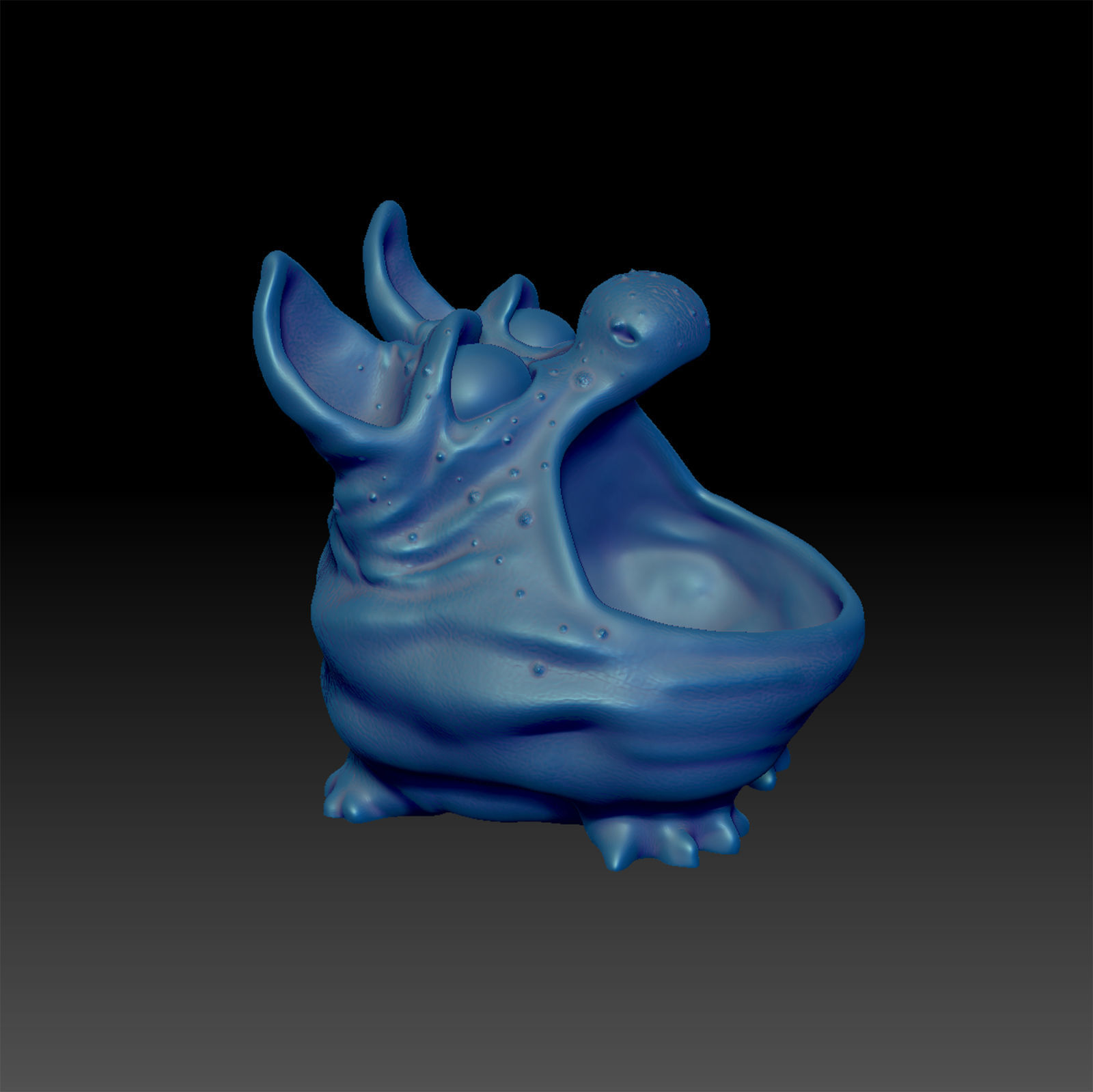 Bluffy - Chubby STL 3D Print Model High-Polygon 3D model 3D printable ...