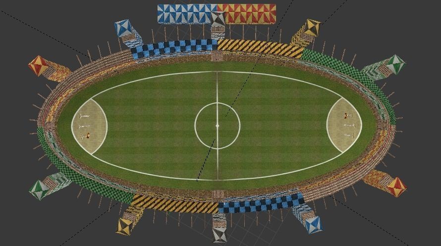 3D model Quidditch Stadium VR / AR / low-poly | CGTrader