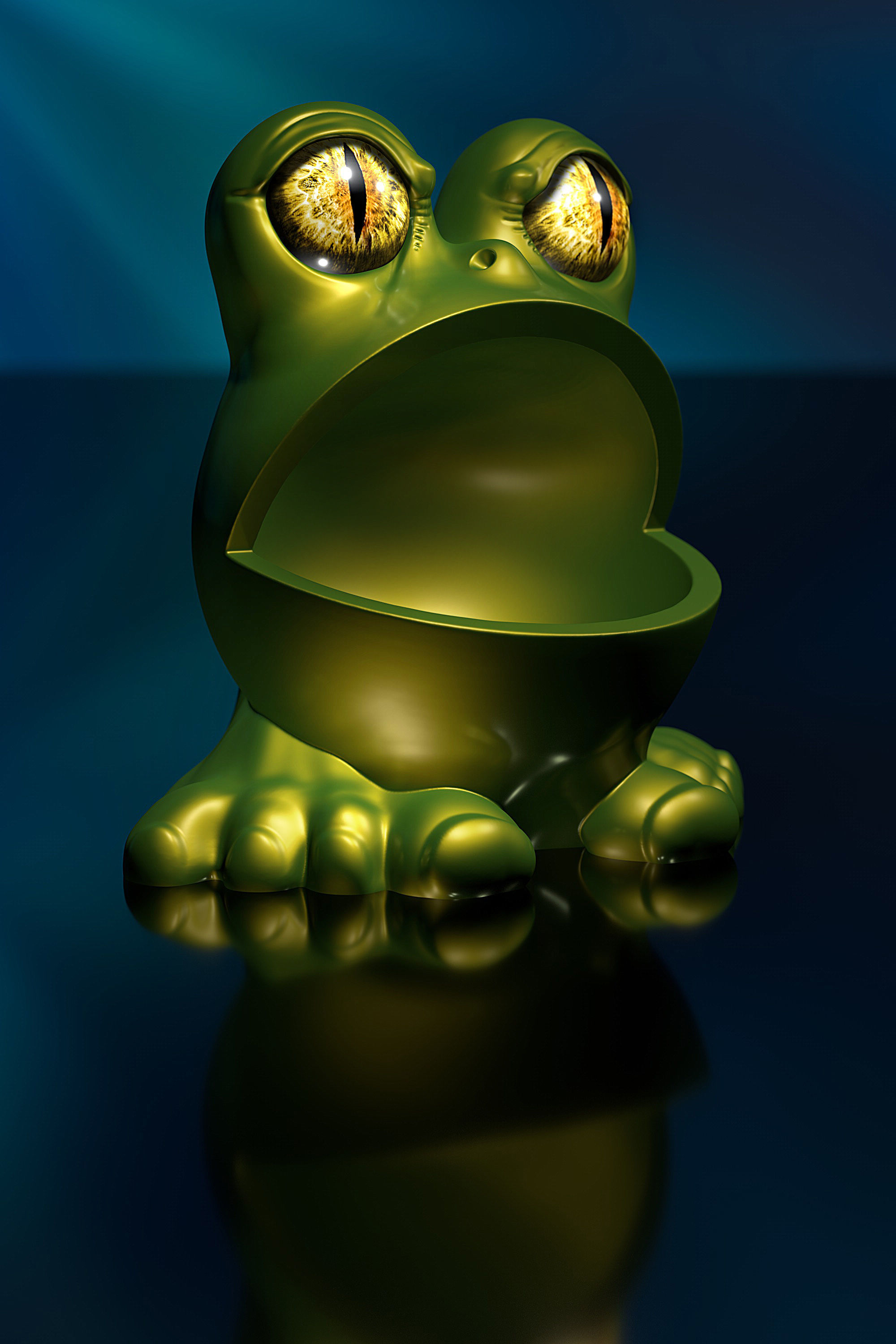 Frog-Man - STL 3D Print Model High-Polygon 3D model 3D printable | CGTrader