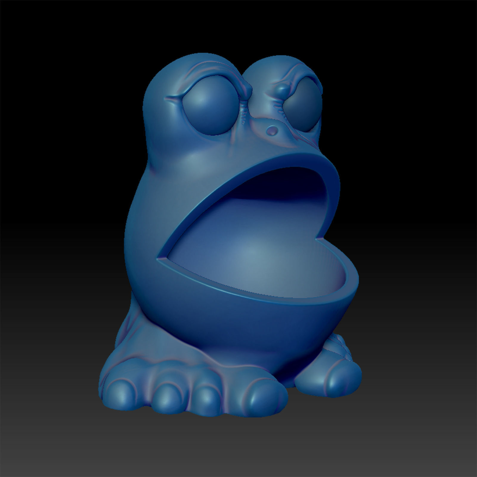 Frog-Man - STL 3D Print Model High-Polygon 3D model 3D printable | CGTrader