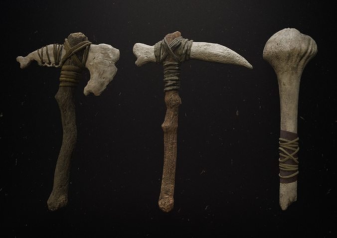 3D model Club Melle Weapons VR / AR / low-poly | CGTrader