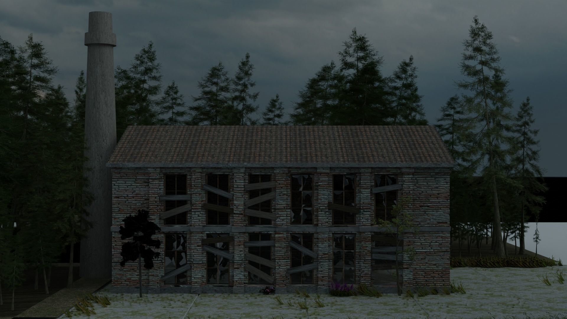 Abandoned warehouse 3d model 3D model | CGTrader