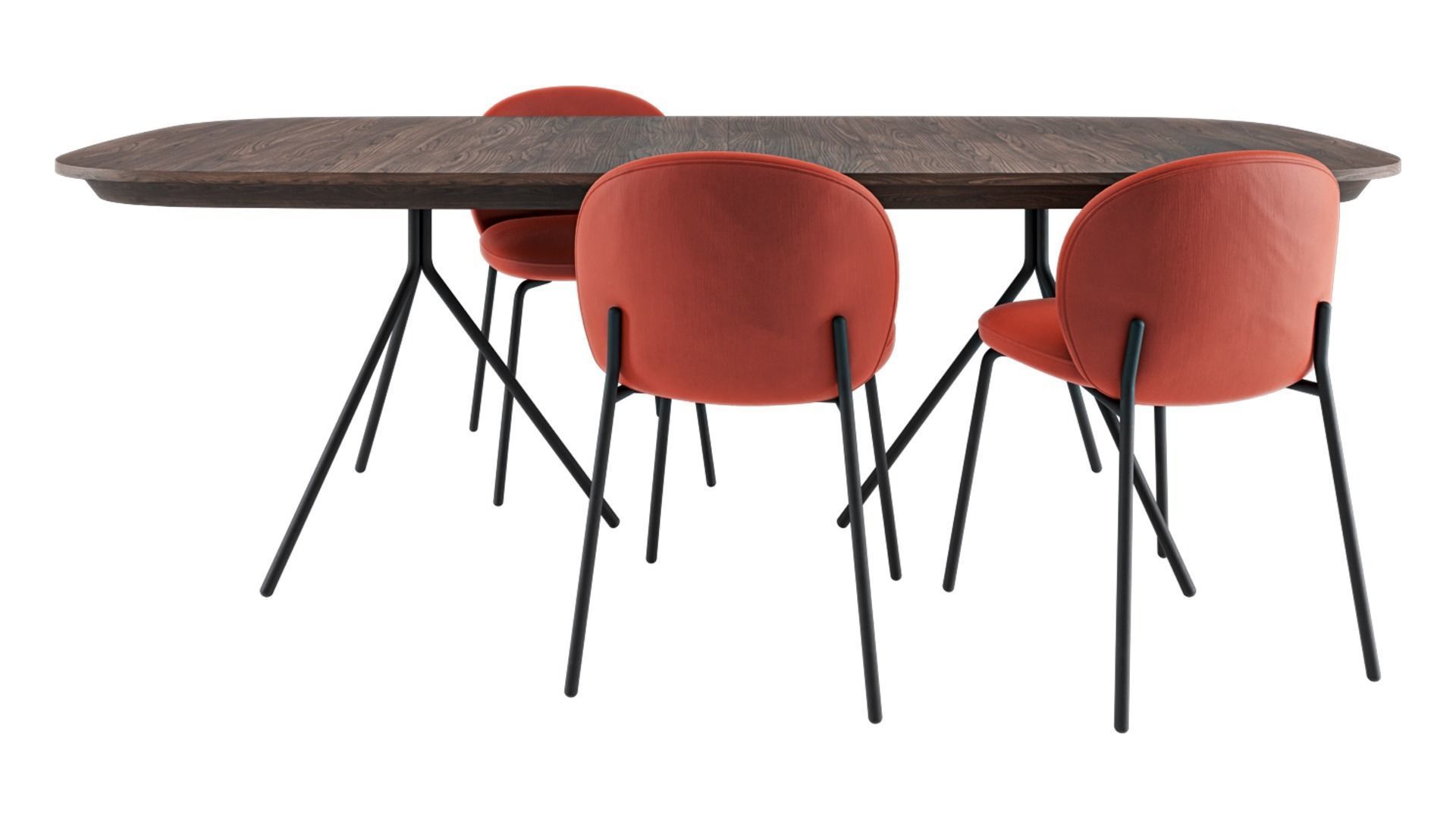 Ottawa dining table and Princeton chair 3D model | CGTrader