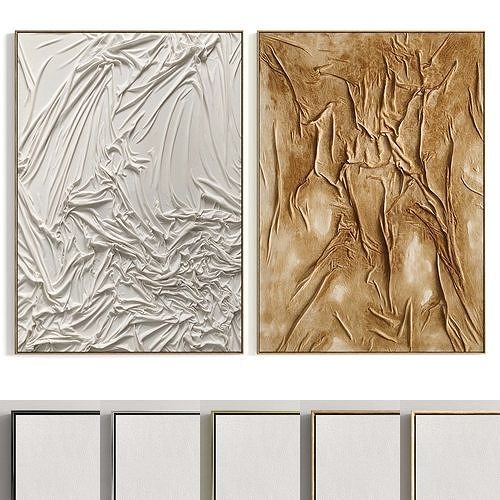 3D model Plaster Two Photo Frame 350 VR / AR / low-poly | CGTrader