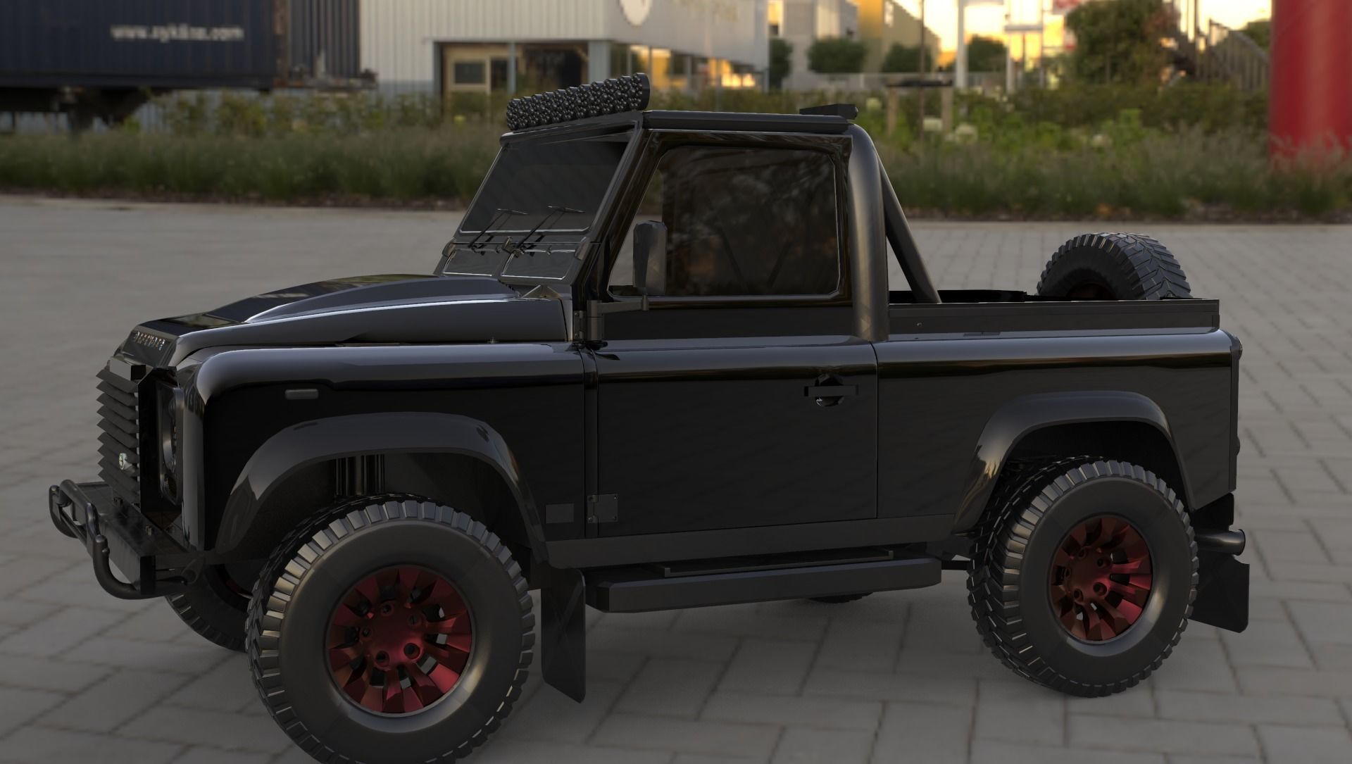 Defender Cab 3D model | CGTrader