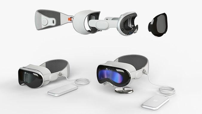 Realistic copy of Apple vision pro 2023 3D model | CGTrader