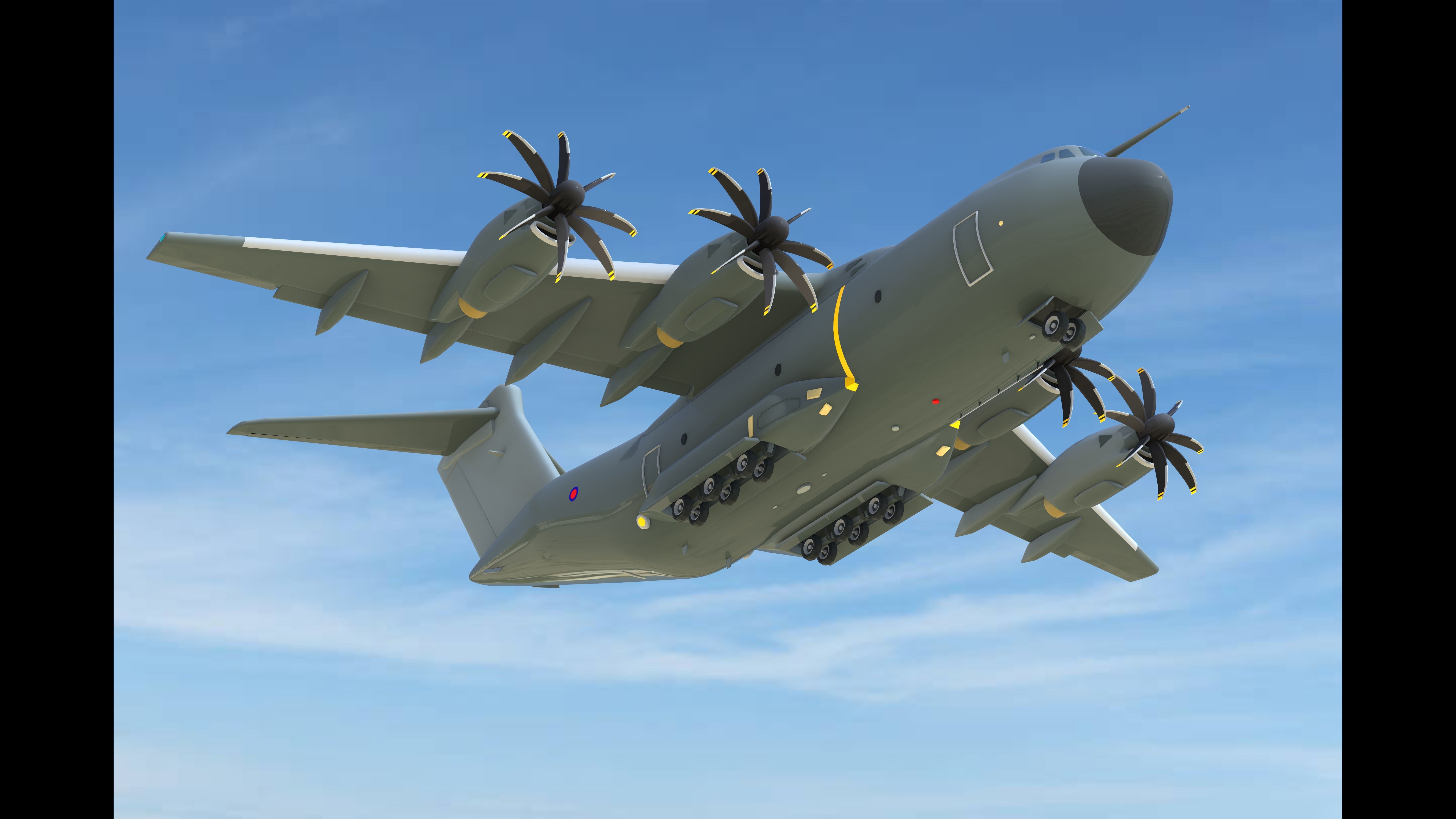 Aircraft A400 MODEL 3D model | CGTrader